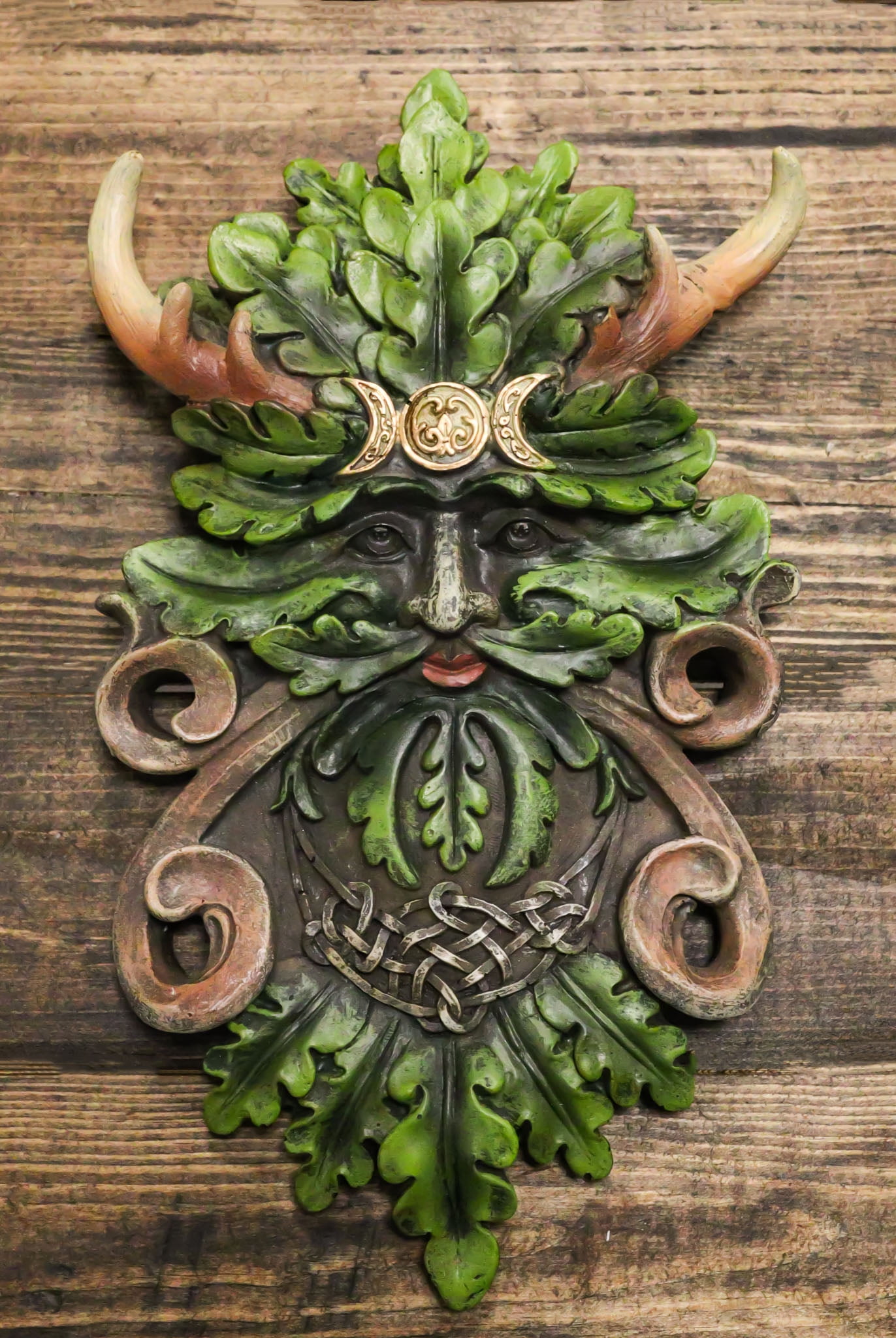 Nature Spirit God Celtic Greenman Tree Ent Canopy Hanging Wall Decor ...
