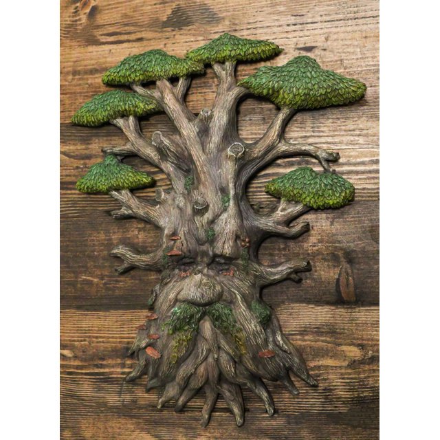 Nature Spirit God Celtic Greenman Tree Ent Canopy Hanging Wall Decor ...