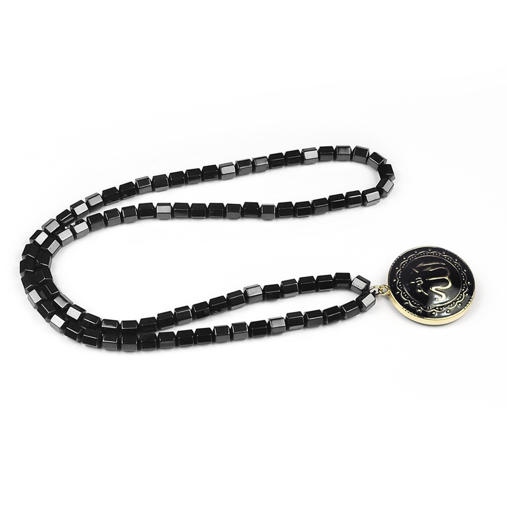 Nature Stone Terahertz Necklace Sweater Chain For With Round Stone ...