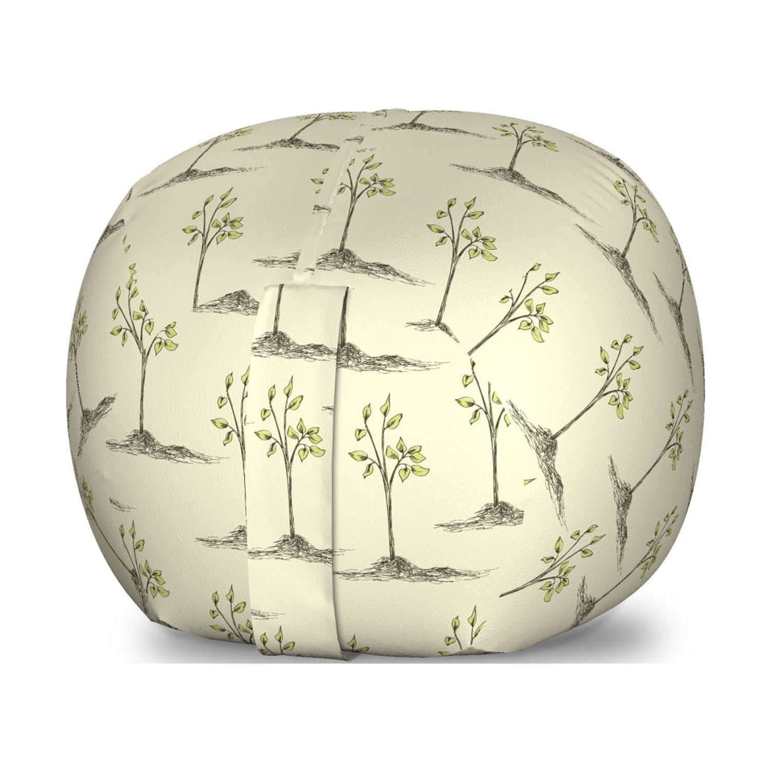 Nature Storage Toy Bag Chair, Springtime Garden Themed Pattern with ...