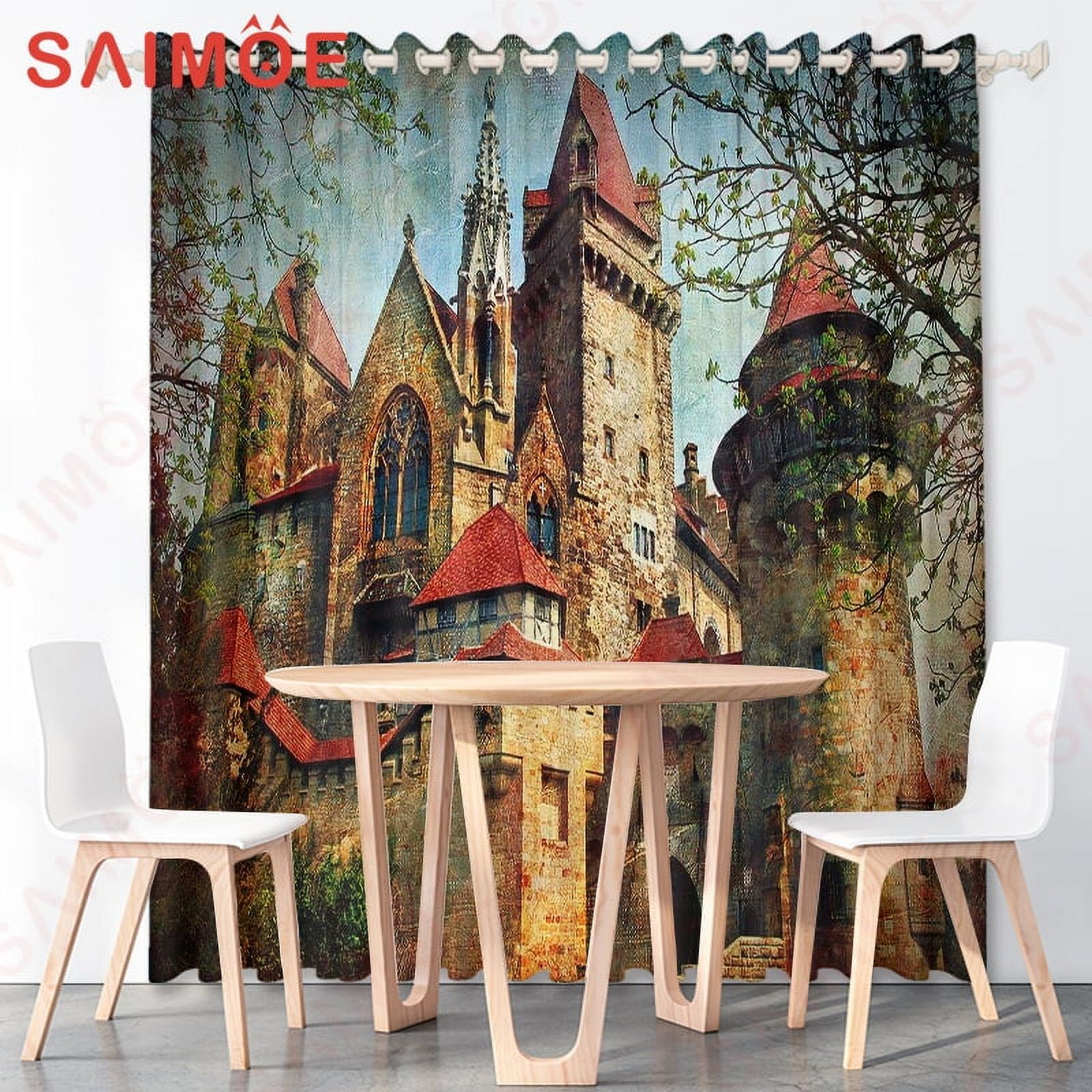 Nature Sunflower Door Curtains Polyester Privacy Closet Curtain ...