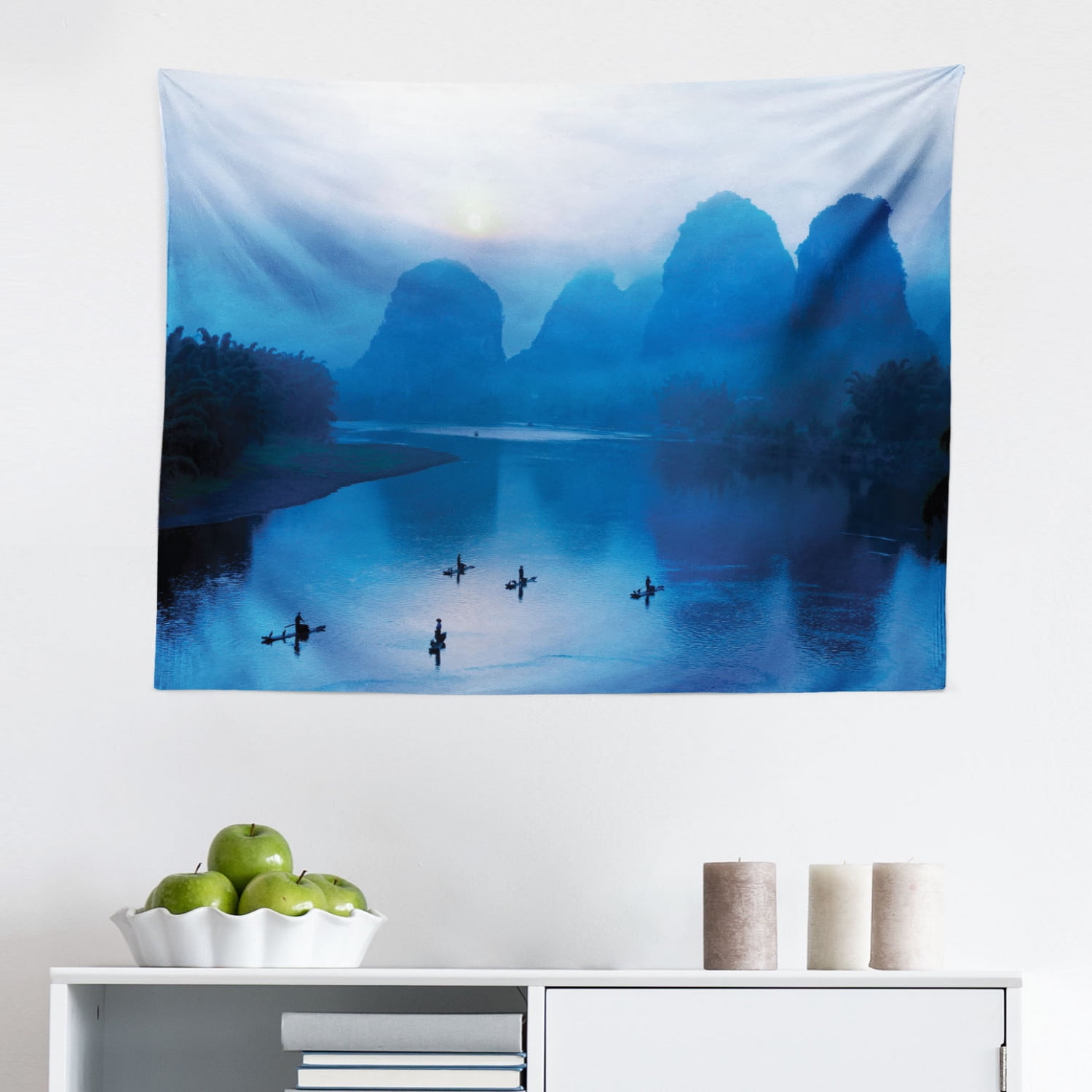 Nature Tapestry, Pipestone River Rushes Past Log Lake Louise Village ...