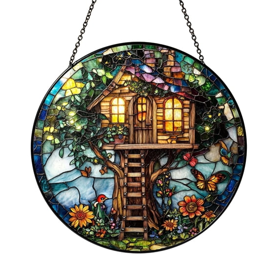 Nature Tree Acrylic Suncatcher Artistic Window - Walmart.com
