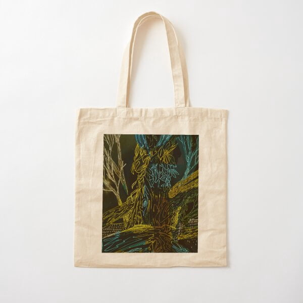 Nature, Tree, Cottagecore, Indie, Green Canvas Tote Bag, Family Gift ...
