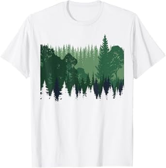 Nature Trees and Forest T-Shirt - Walmart.com
