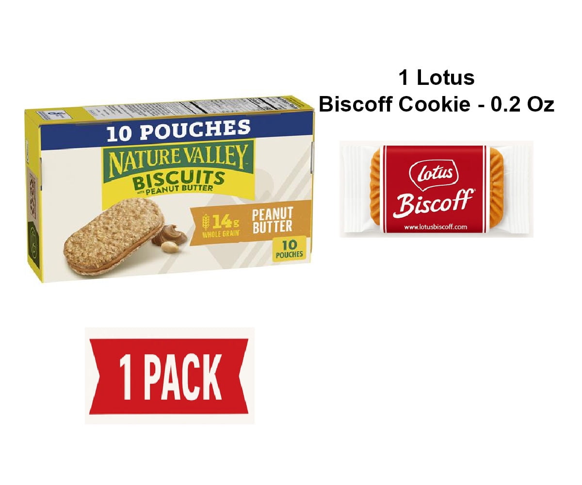 Nature Valley Biscuit Sandwiches, Peanut Butter, 10 Ct, 13.5 Oz - Pack ...