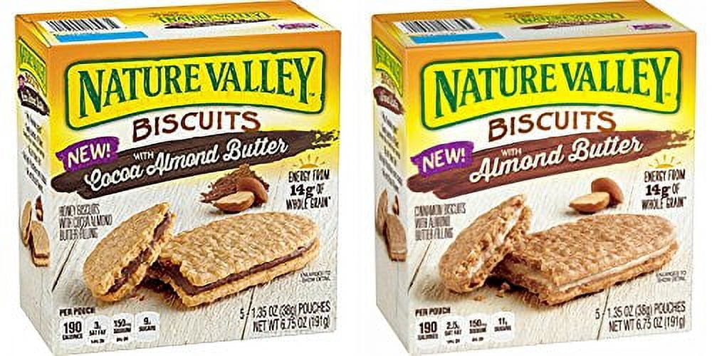 Nature Valley Biscuits With Cocoa Almond Butter & Almond Butter 5 Count ...
