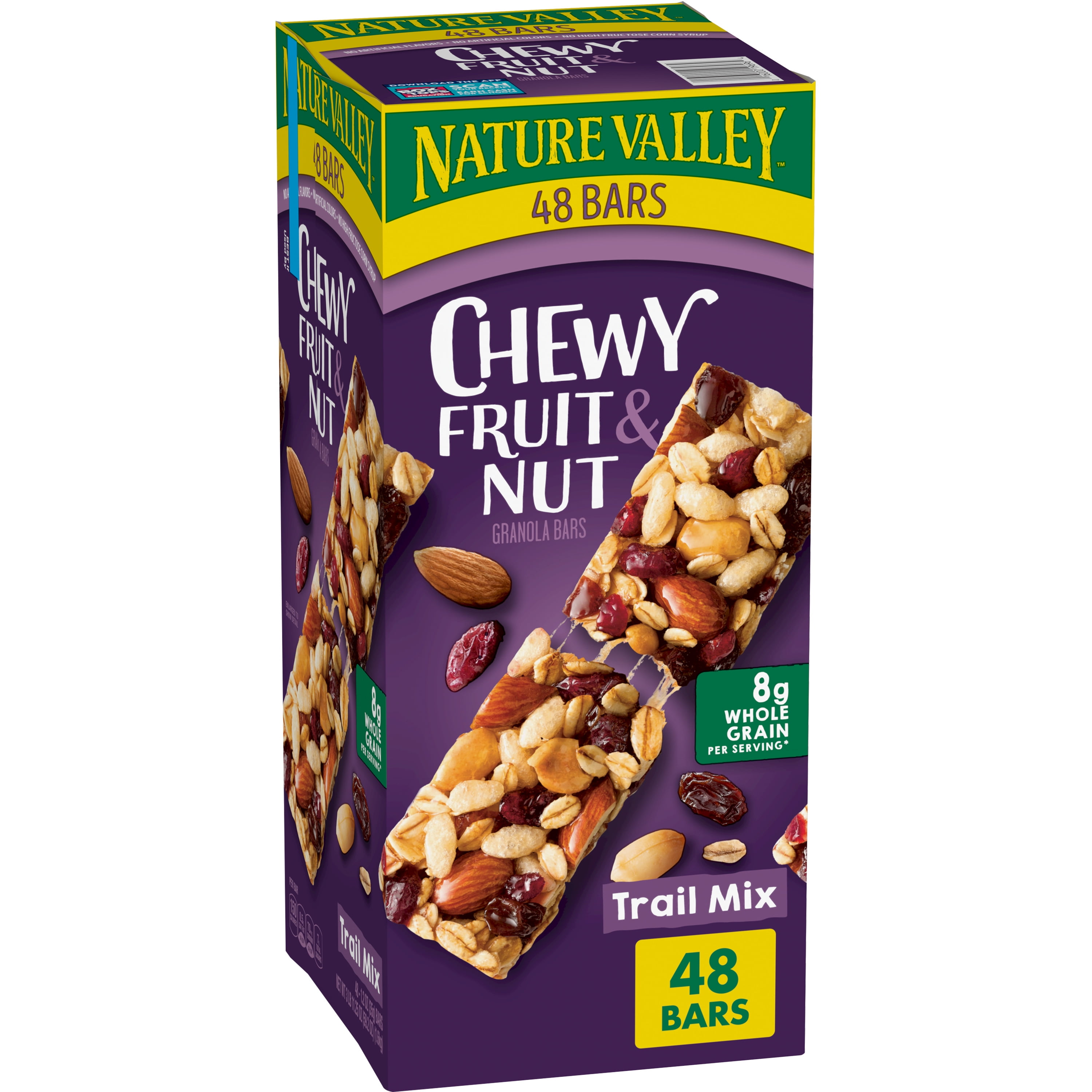 Nature Valley Chewy Fruit and Nut Granola Bars, Trail Mix Snack Bars ...