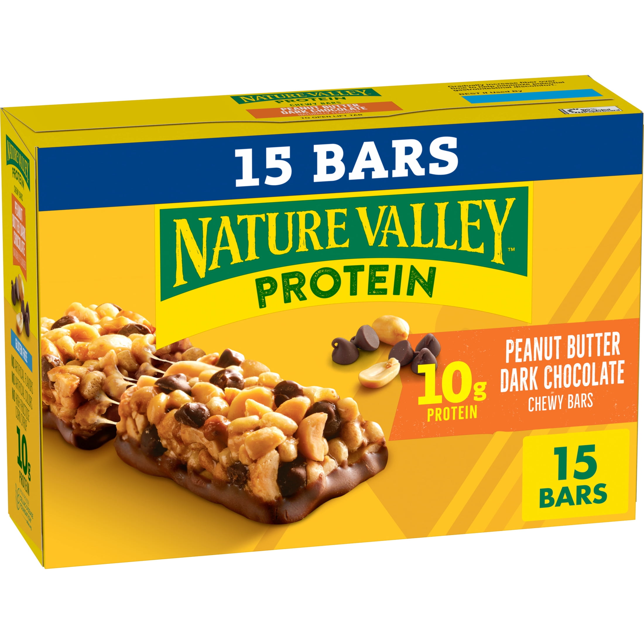 Nature Valley Protein Chewy Snack Bars, 15 Bars, 21.3 oz - Walmart.com