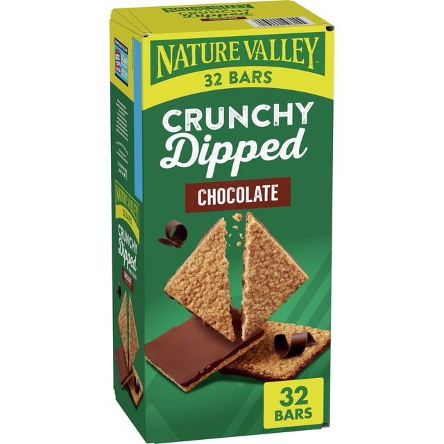 Nature Valley 32ct Crunchy Dipped Chocolate Granola Squares, 24.96 OZ ...