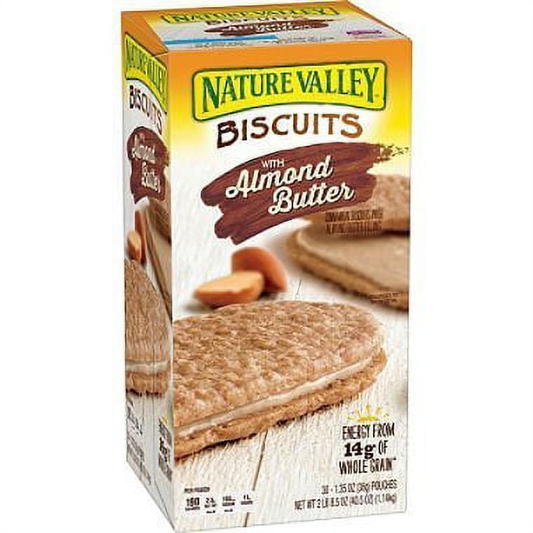 Nature Valley Sandwich Biscuit with Almond Butter (30 count) (Pack of 3 ...