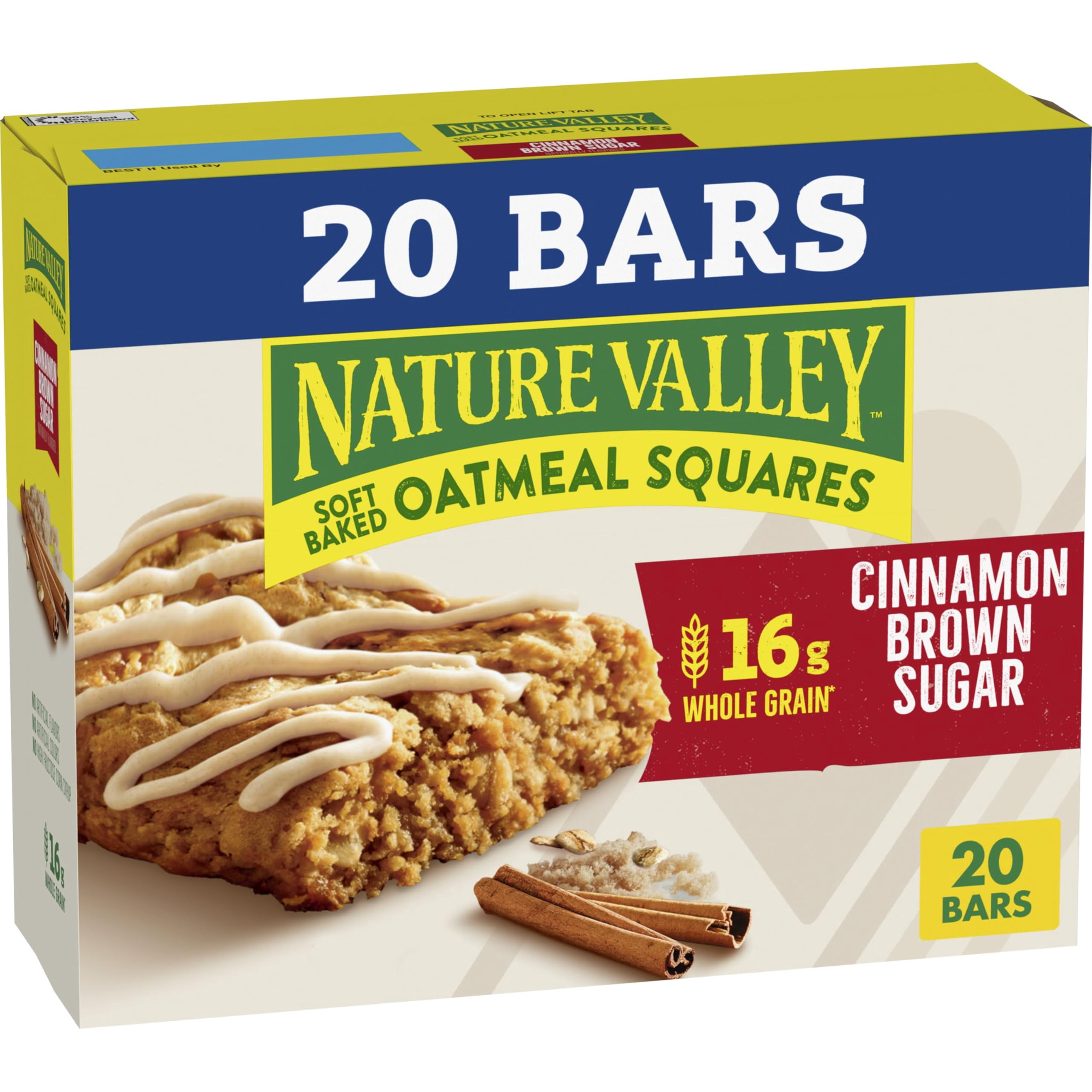 Nature Valley Soft-Baked Oatmeal CCF19 Squares, Cinnamon Brown Sugar ...