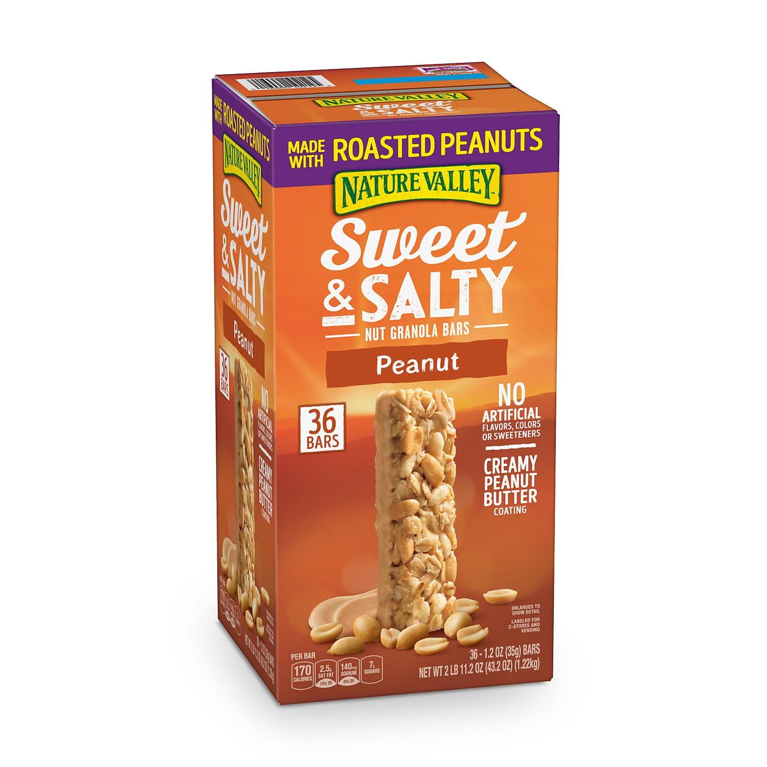 Nature Valley Sweet & Salty Nut Peanut Granola Bars (36 ct.) - Walmart.com
