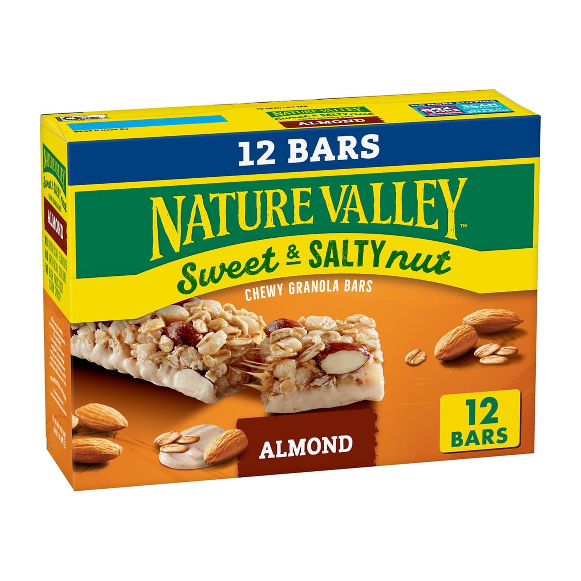 Nature Valley Sweet and Salty Nut Bar, Almond, Value Pack (Pack of 6 ...