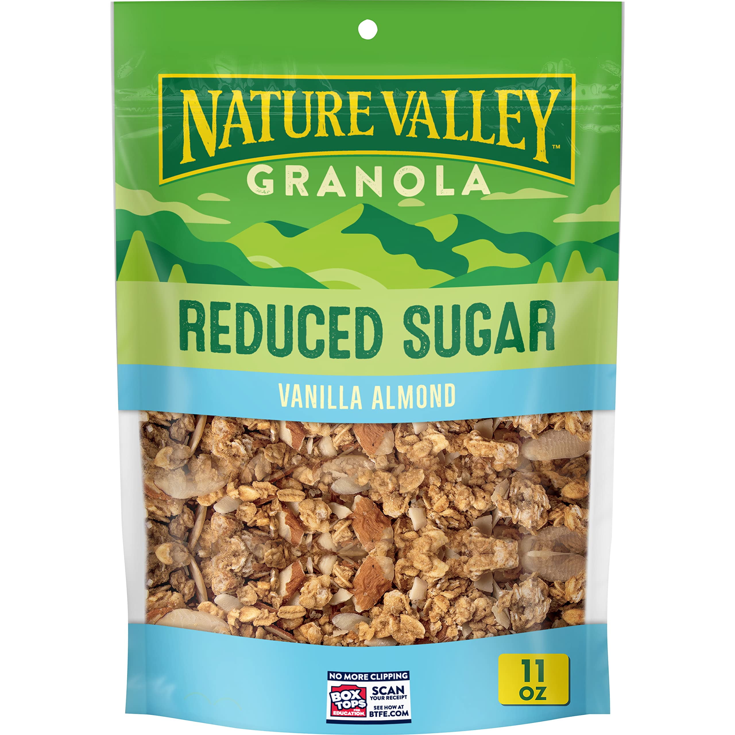 Nature Valley Vanilla Almond Reduced Sugar Granola, 11 Oz Bag - Walmart.com
