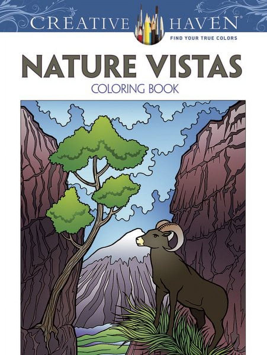 Nature Vistas Coloring Book - Walmart.com