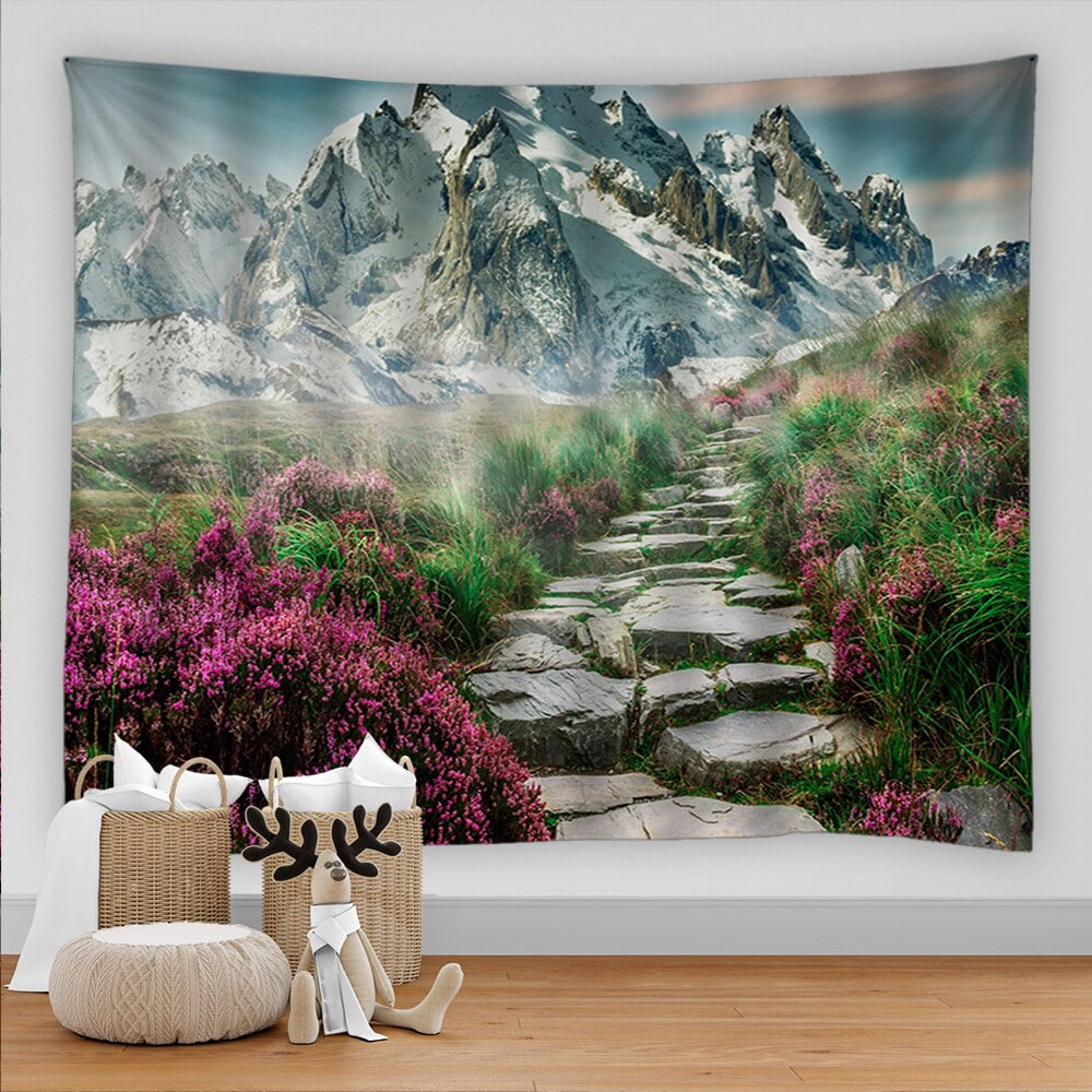 Nature Wall Tapestry Mandala Tree Forest Landscape Boho Room Decor ...