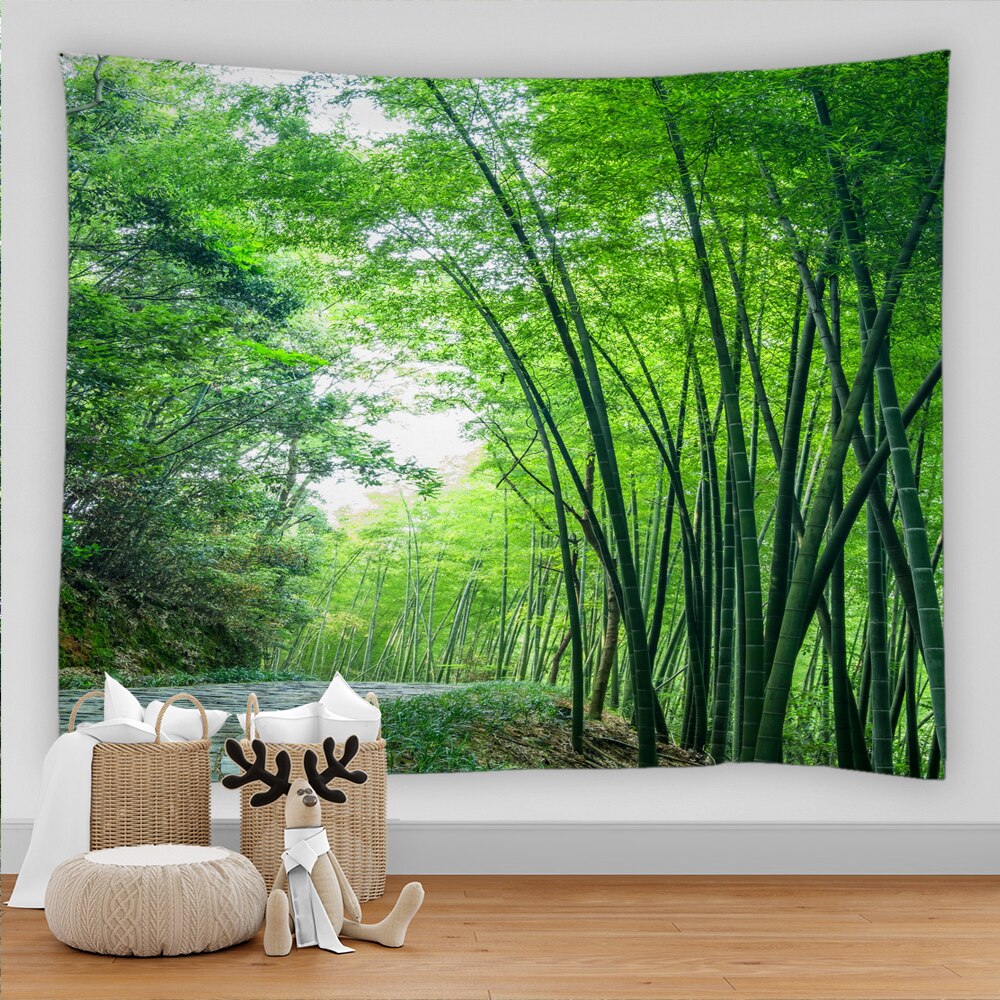 Nature Wall Tapestry Mandala Tree Forest Landscape Boho Room Decor ...