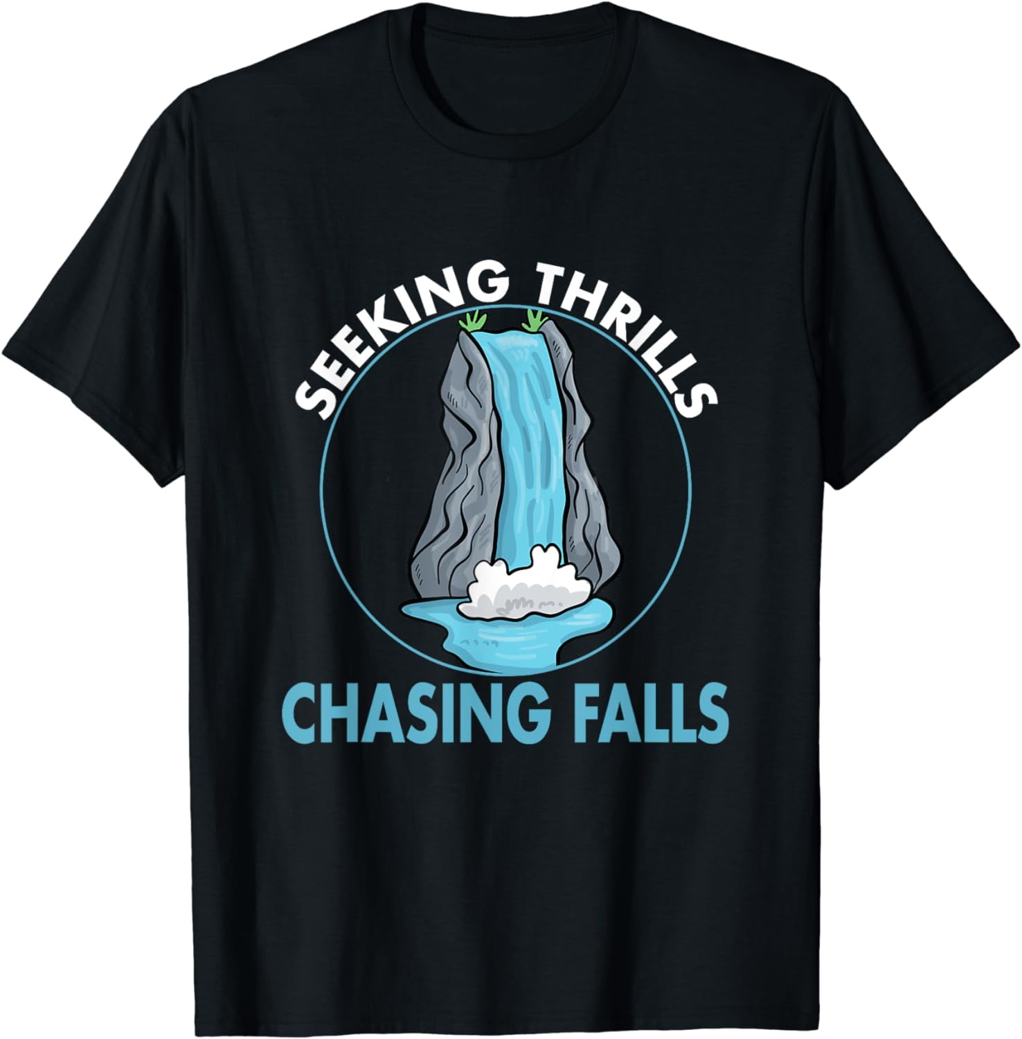 Nature Waterfall Chaser T-Shirt - Walmart.com