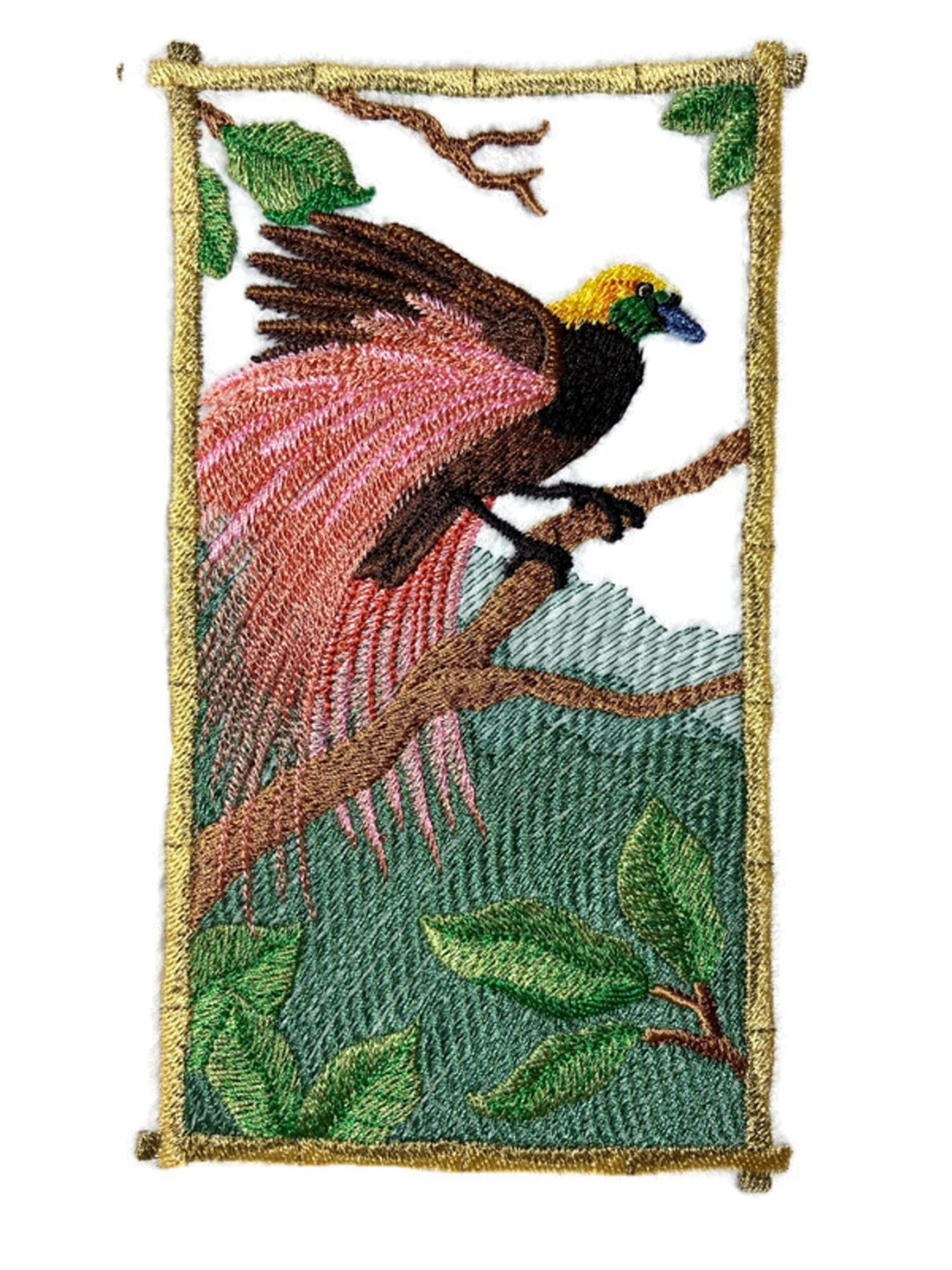 Nature Weaved in Threads, Amazing Birds Kingdom[Bird of Paradise Panel ...