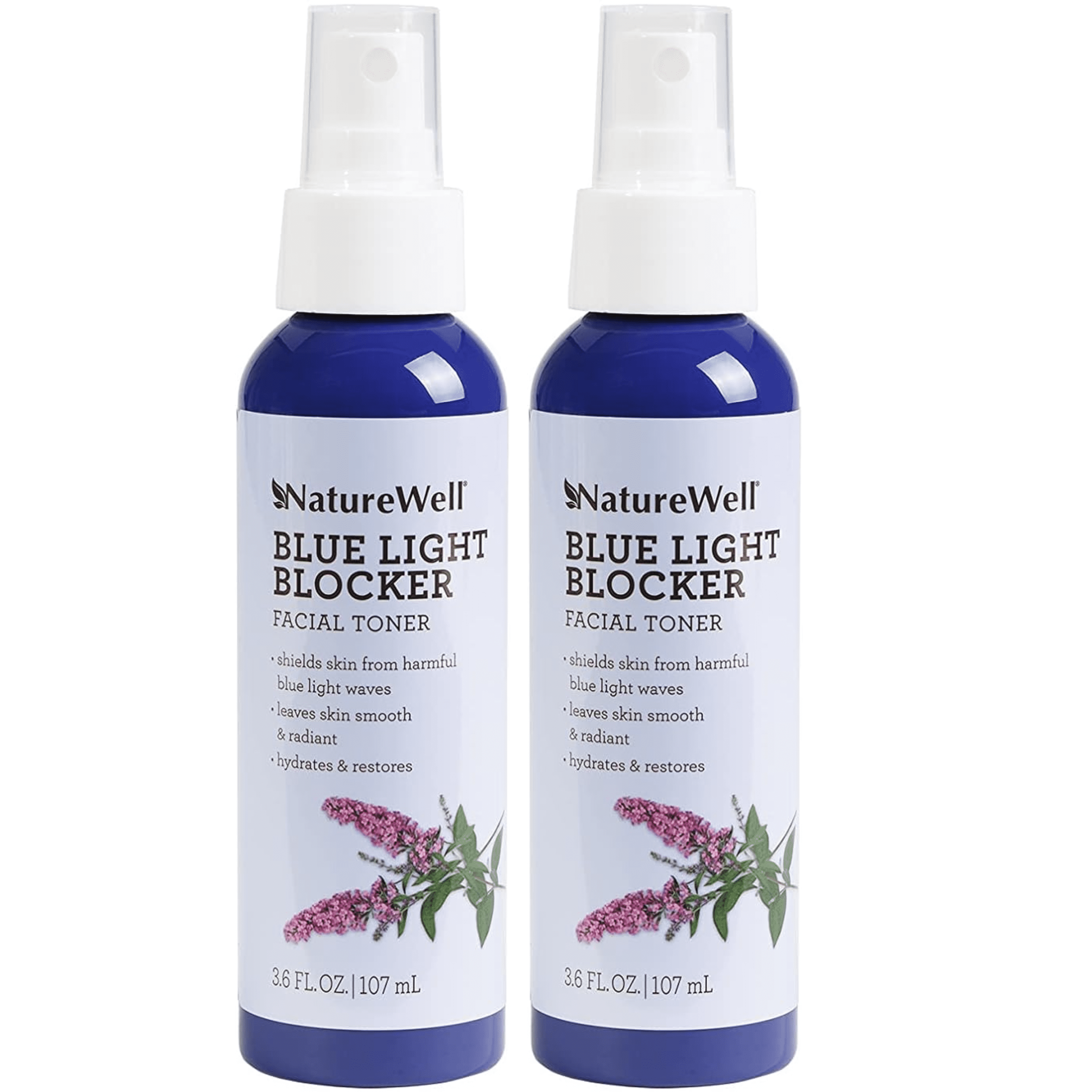 Nature Well Blue Light Blocker Facial Toner Relaxing Lavender and , 3.6 ...