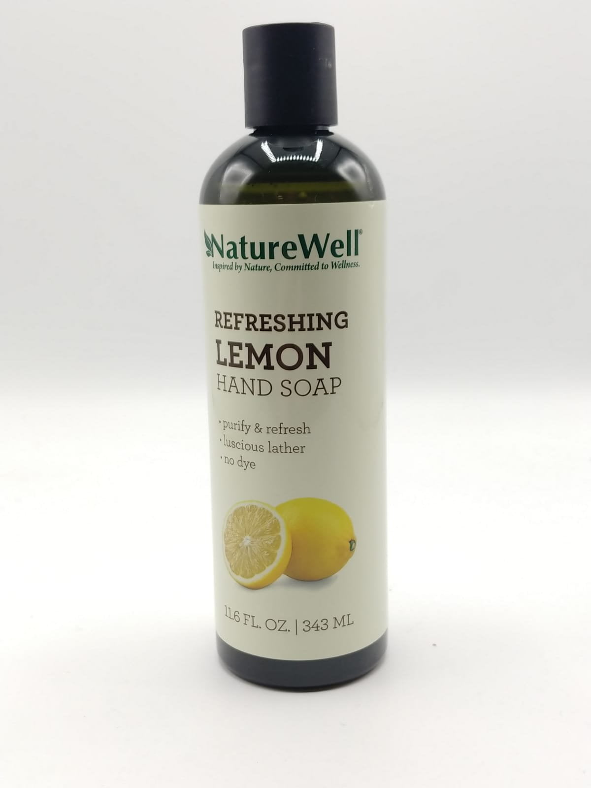 Nature Well Refreshing Lemon Hand Soap, 11.6 fl.oz - Walmart Business ...
