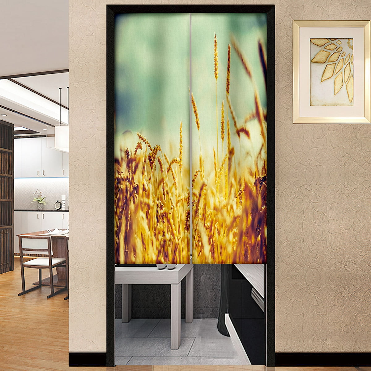 Nature Wheat Field Door Curtain Boys Girl Bedroom Kitchen Living Room Partition Home Entrance ...