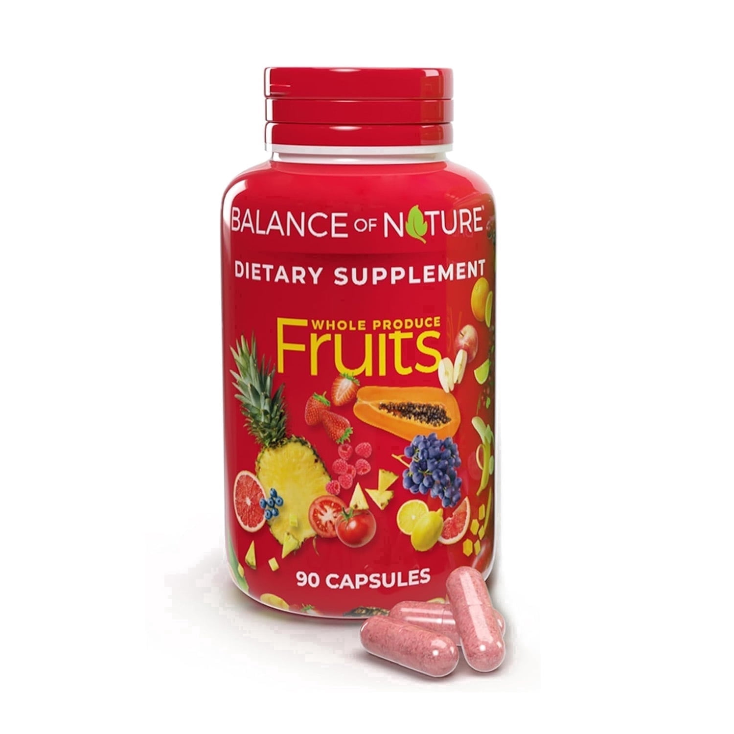 Balance of Nature Fruits Whole Food Dietary Supplement Capsules, 90 ...
