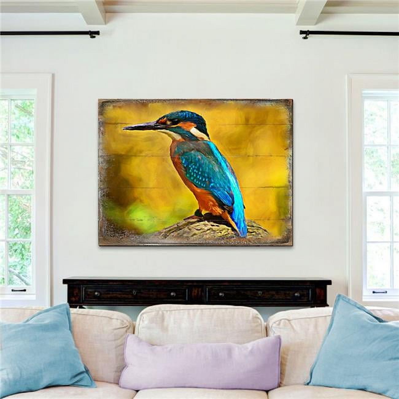 Nature Wonders 95298B-48 48 x 36 in. Alyra Bird Wooden Wall Art - Oversize - Walmart.com