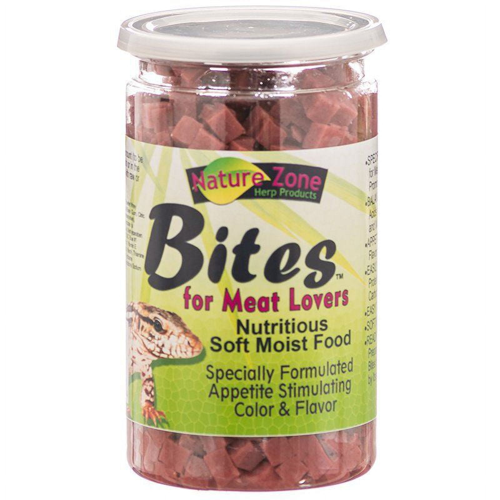 Nature Zone Bites for Meat Lovers [Reptile, Foods Dry] 9 oz - Walmart.com