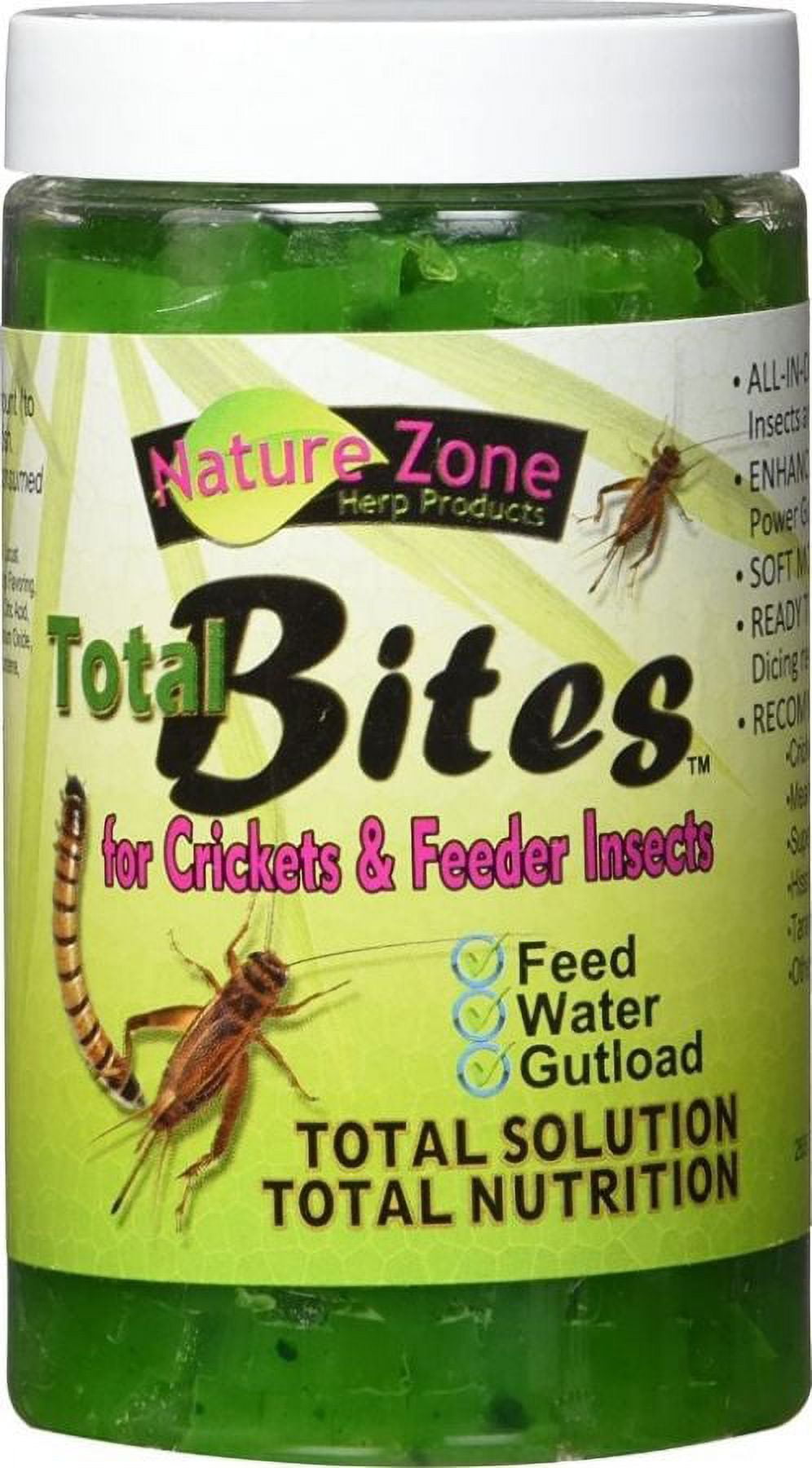 Nature Zone Total Bites for Feeder Insects [Reptile, Foods Dry] 10 oz ...