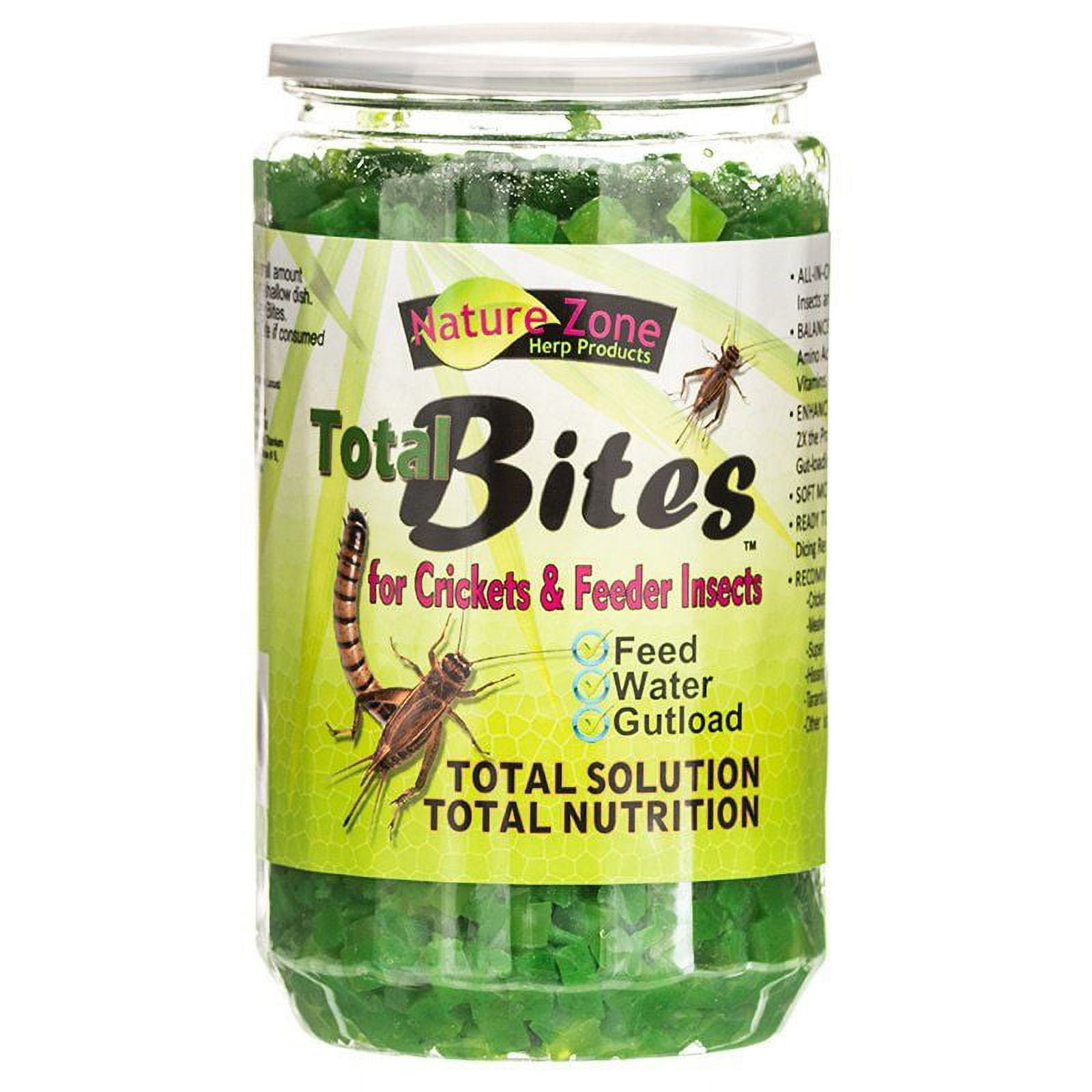 Nature Zone Total Bites for Feeder Insects [Reptile, Foods Dry] 24 oz ...