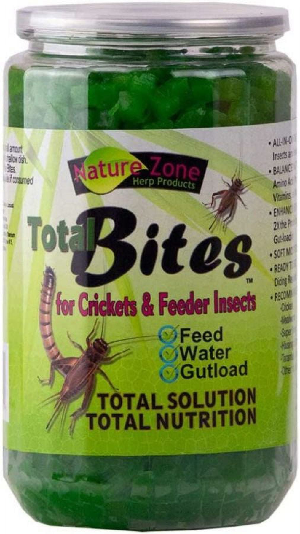 Nature Zone Total Bites for Live Feeders [Reptile, Foods Dry] 24 oz ...