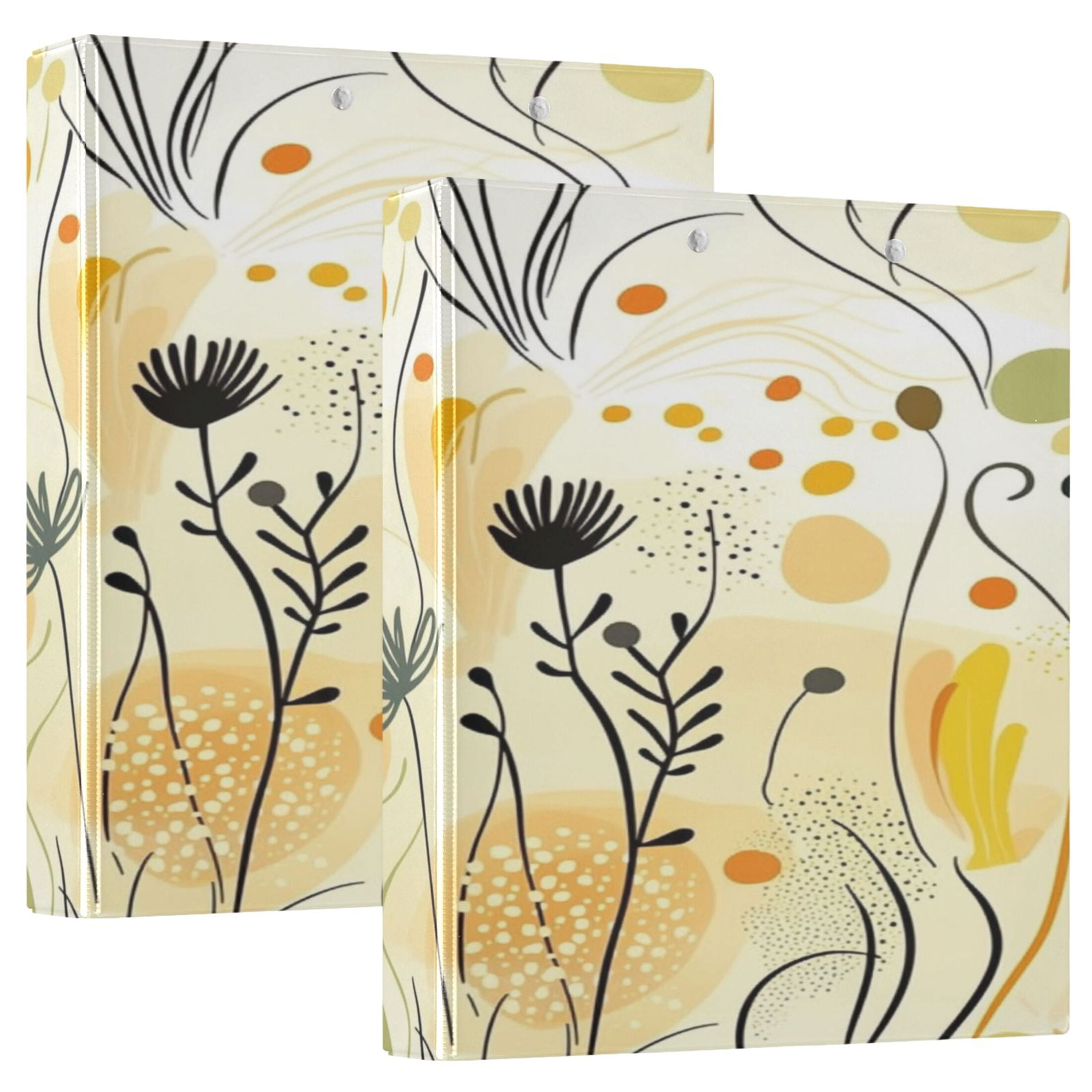 Nature-inspired Elements 3 Ring Hardcover Binders 1.5in Round Rings for ...