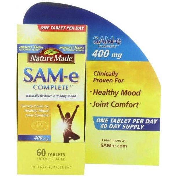 Nature made sam-e complete* 400 mg tablets, 60 count - Walmart Business ...