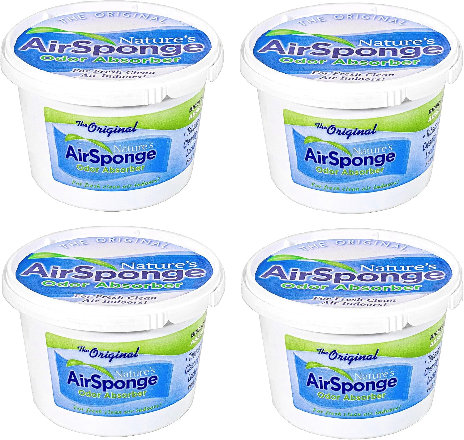 Nature's Air Sponge Odor Absorber and Eliminator Unscented Plastic Tub ...