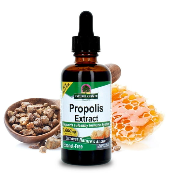 Nature's Answer Alcohol‑Free Propolis Resin Extract, 2000 mg, Dietary ...