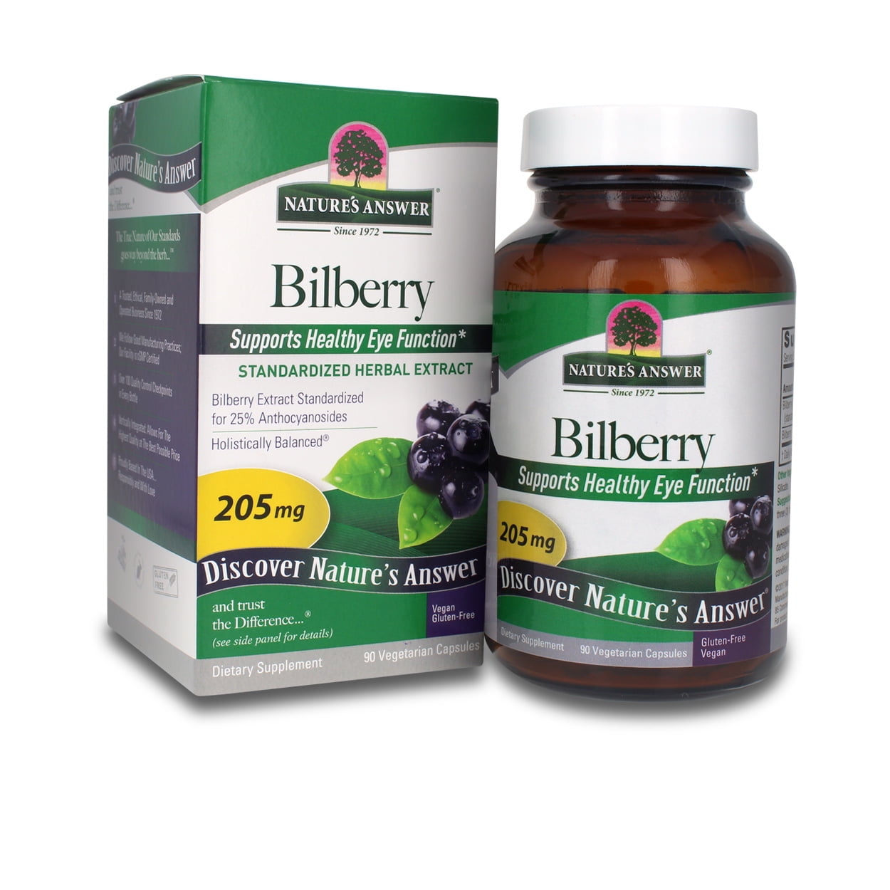 Nature'S Answer Bilberry Extract - 90 Vegetarian Capsules - Walmart.com