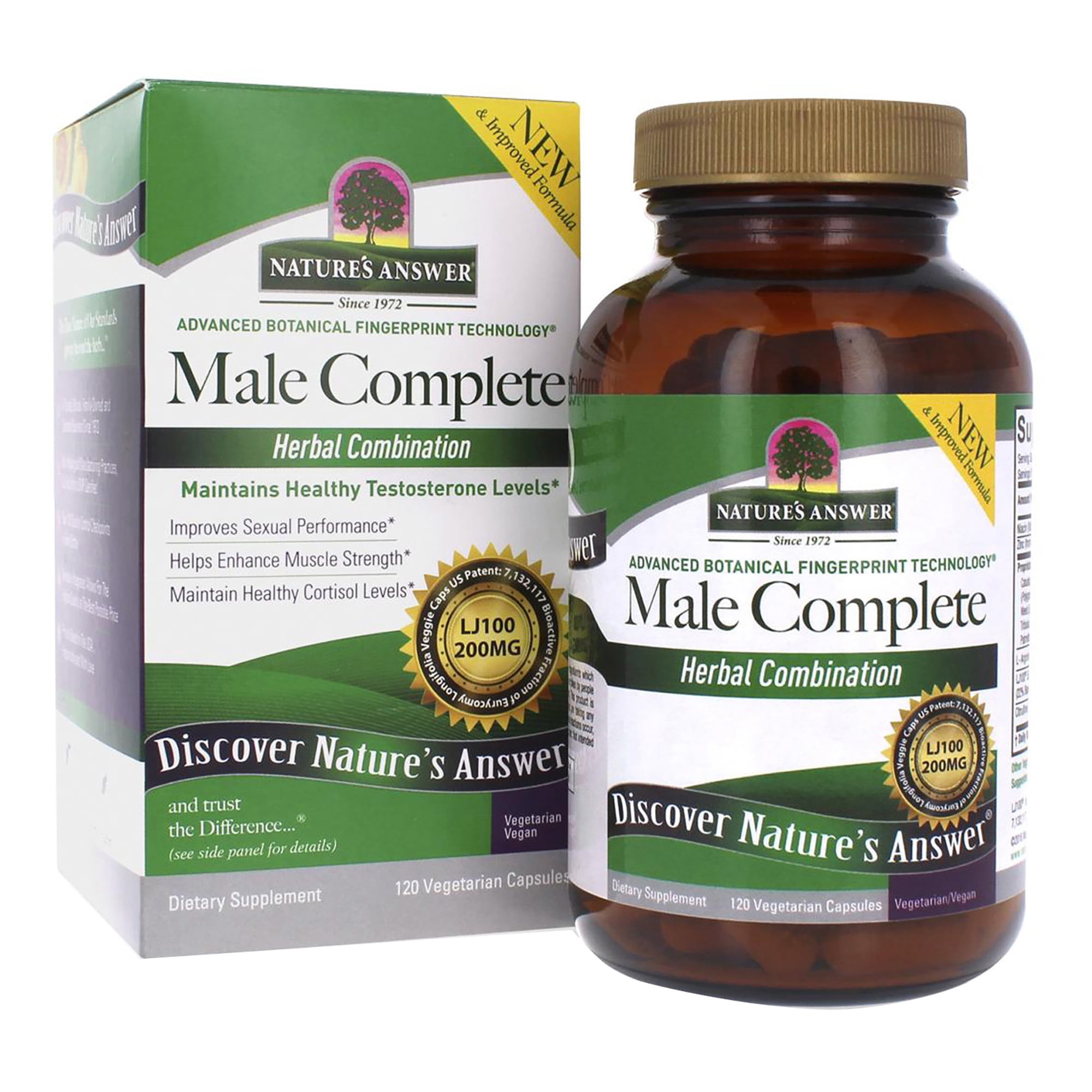 Nature's Answer Male Complete, Dietary Supplement Capsules, 120 Count ...