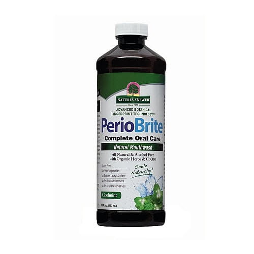 Nature's Answer PerioWash Alcohol-Free Mouthwash Cool Mint - 16 fl oz ...