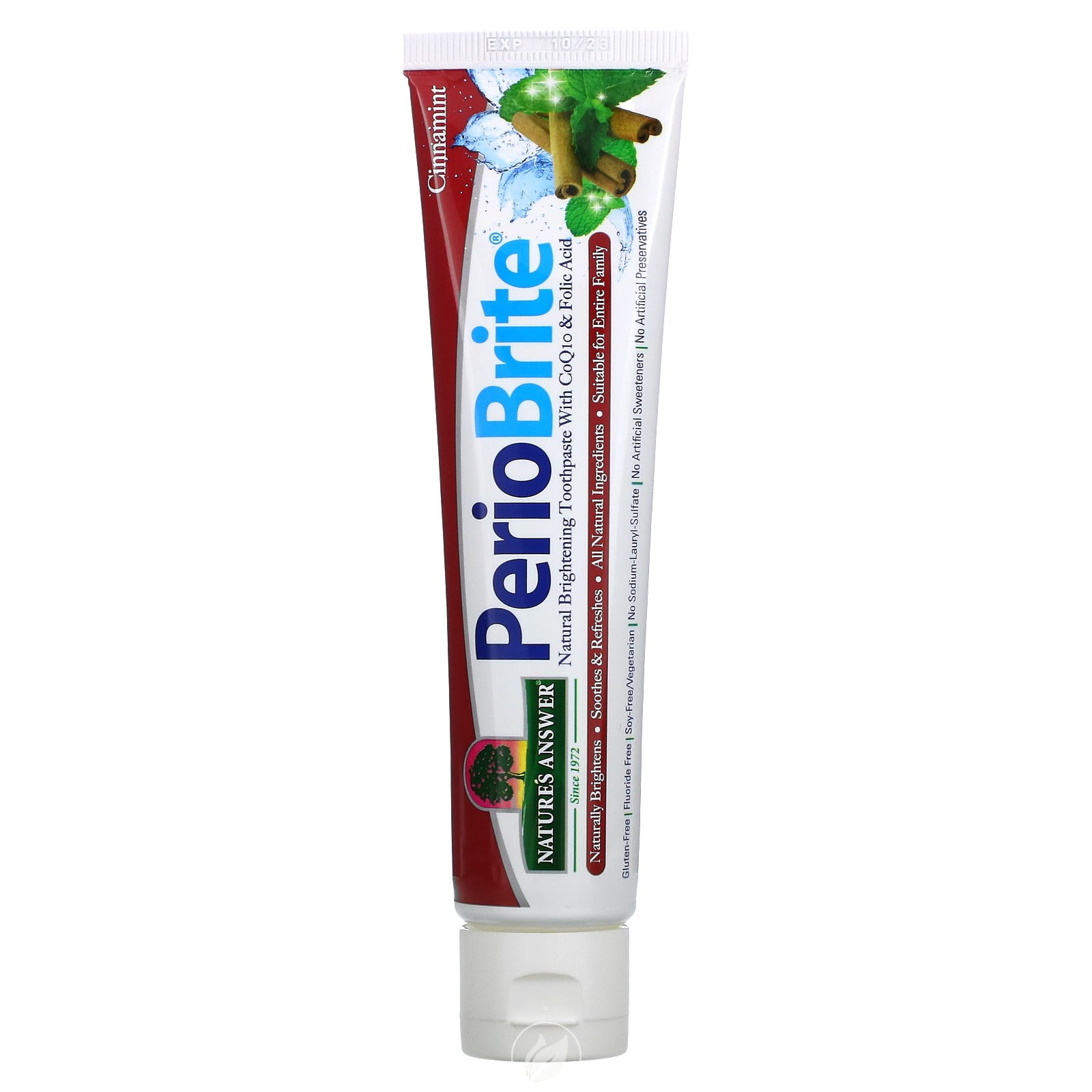 Nature's Answer, Periobrite, Natural Brightening Toothpaste With Coq10 ...