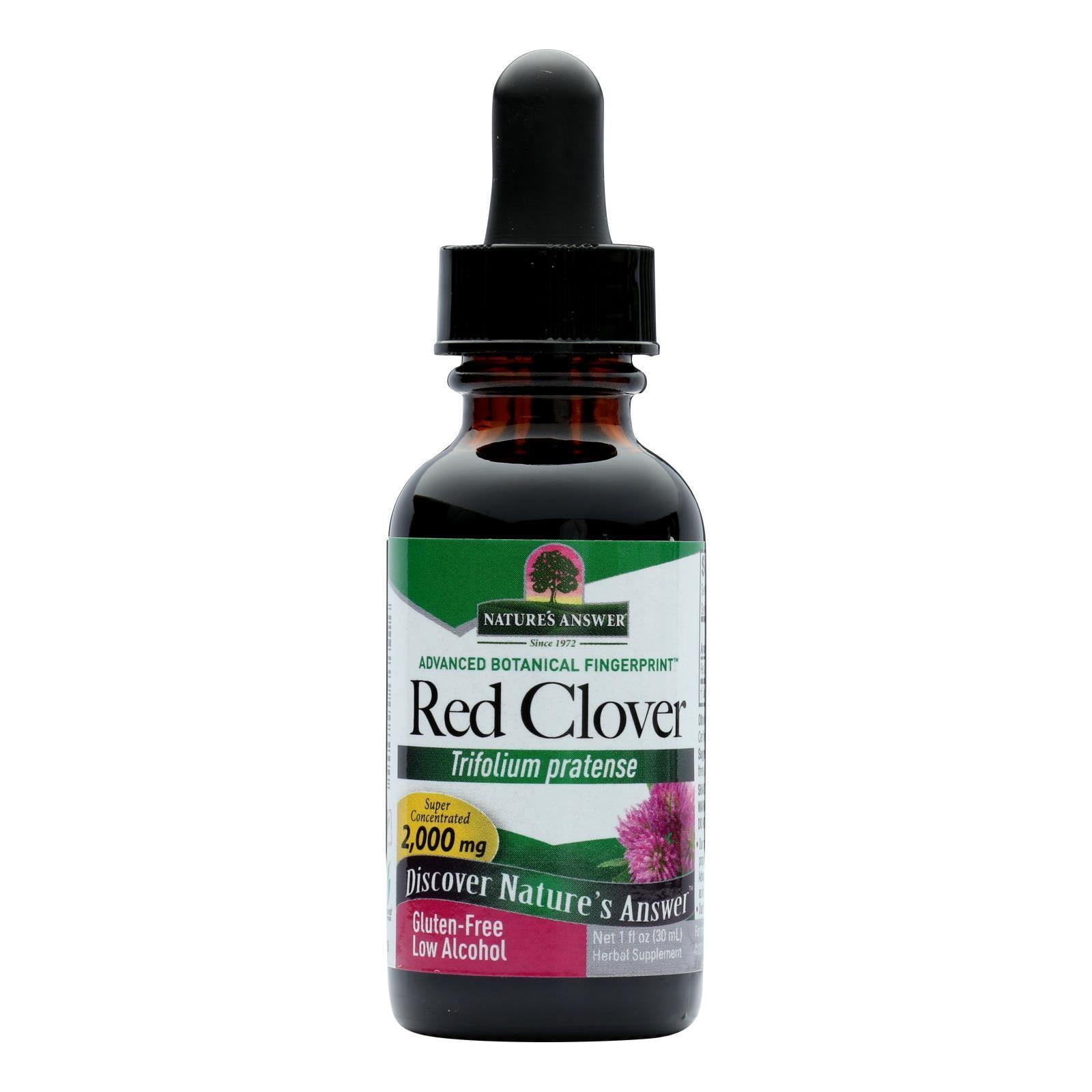 Nature's Answer - Red Clover Flowering Tops - 1 fl oz - Walmart.com