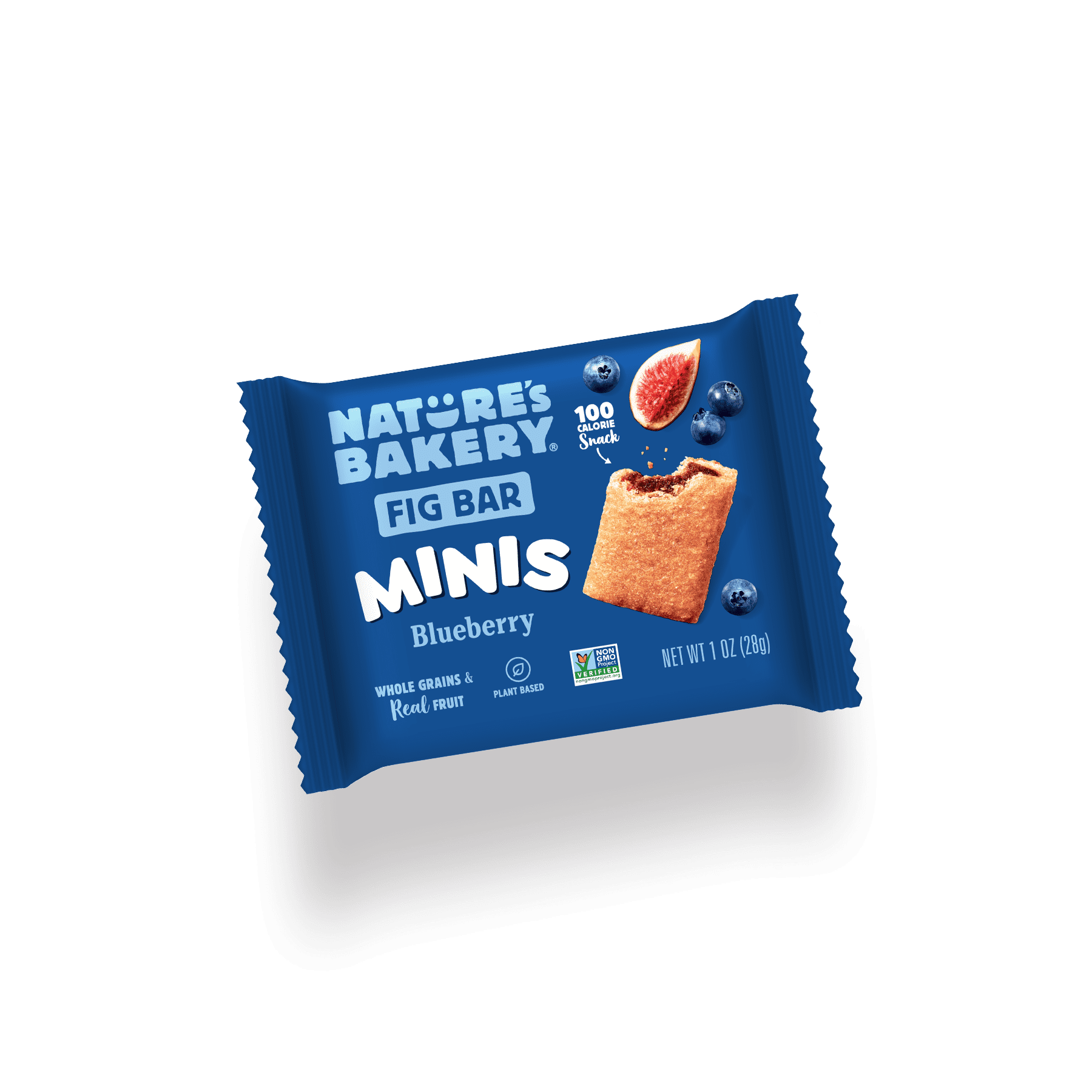 Nature's Bakery Blueberry Fig Bar Minis, 1 oz Snack Bars (60 Ct), Vegan ...