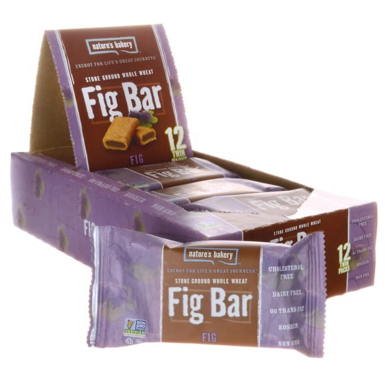 Nature's Bakery Fig Bar Whole Wheat Fig - 12 CT - Walmart.com