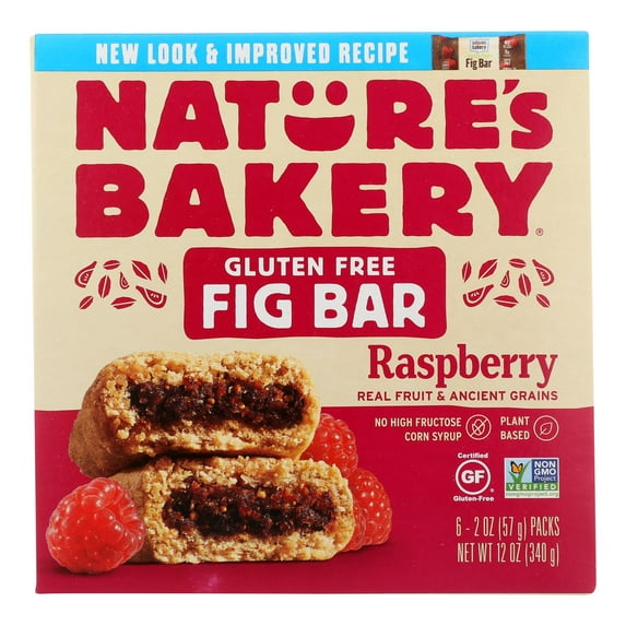 Nature's Bakery Gluten Free Fig Bar - Raspberry - Case Of 6 - 2 Oz ...