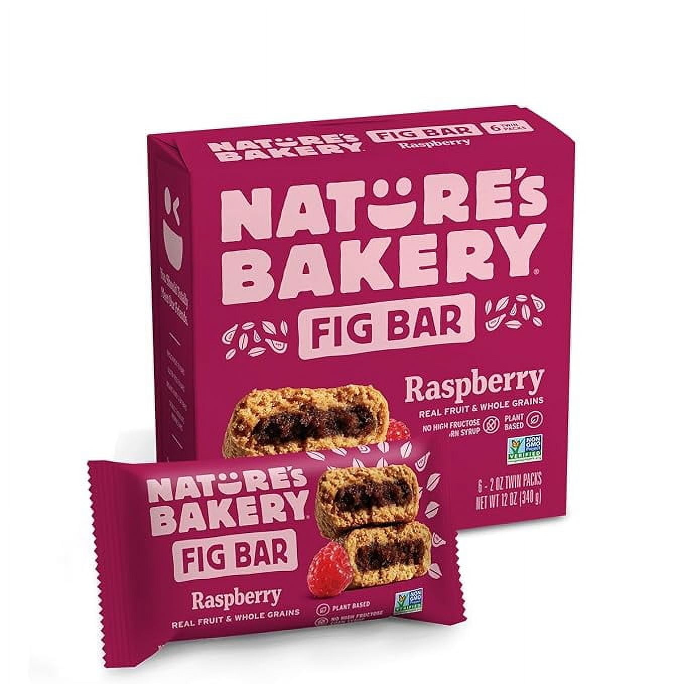 Nature's Bakery Raspberry Fig Bars, 2 Oz, 6 Ct ( Pack of 2 ) - Walmart.com