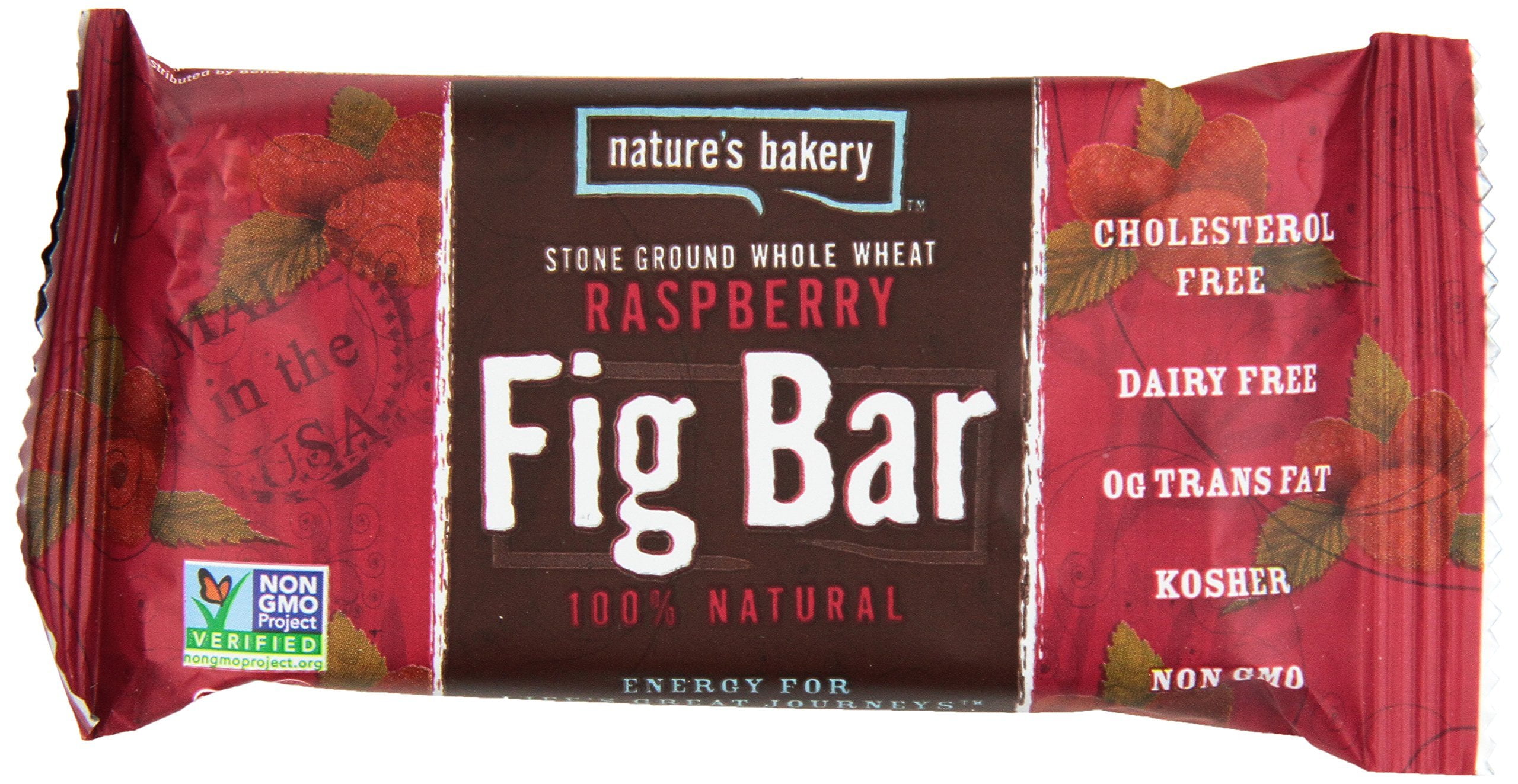 Nature's Bakery Whole Wheat GP27 Fig Bar, Raspberry, 2 Ounce (Pack of ...