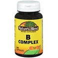 Nature's Blend B Complex Capsules, 100ct, Gluten & Preservative-Free ...