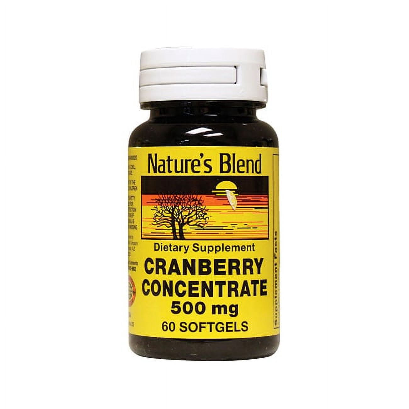 Nature's Blend Cranberry Concentrate Softgels, 500 mg, 60 Count ...