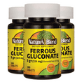 Nature’s Blend [High Potency] Ferrous Gluconate 5 gr (324 mg) | 100 ...
